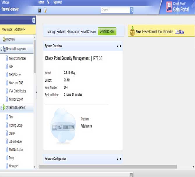 Configuring Security Management Server in Check Point
