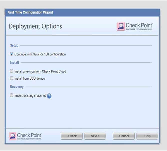 Configuring Security Management Server in Check Point