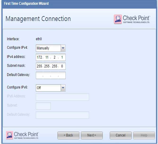 Configuring Security Management Server in Check Point