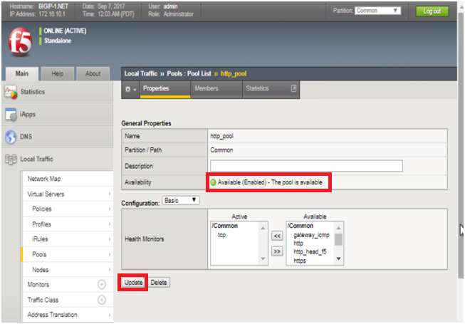 Implementing & Configuring Health Monitors in F5