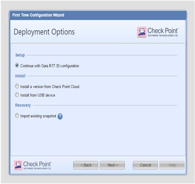 Configuring Security Management Server in Check Point