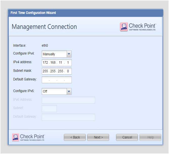 Configuring Security Management Server in Check Point