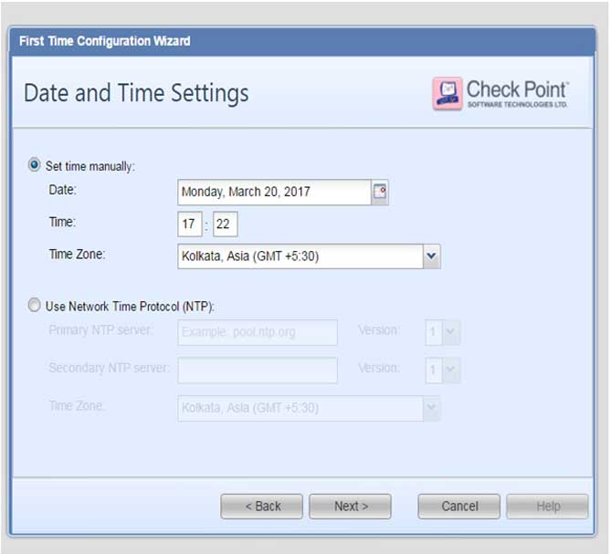 Configuring Security Management Server in Check Point