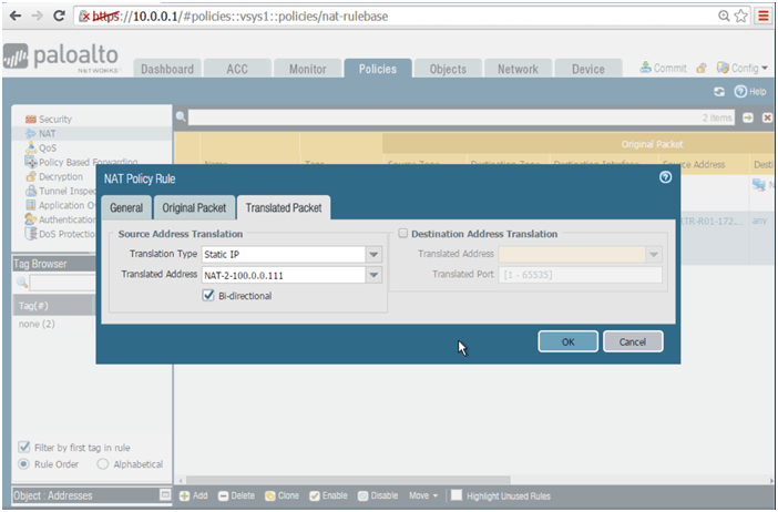 Palo Alto Static Nat Configuration with LAN - DMZ App Zone