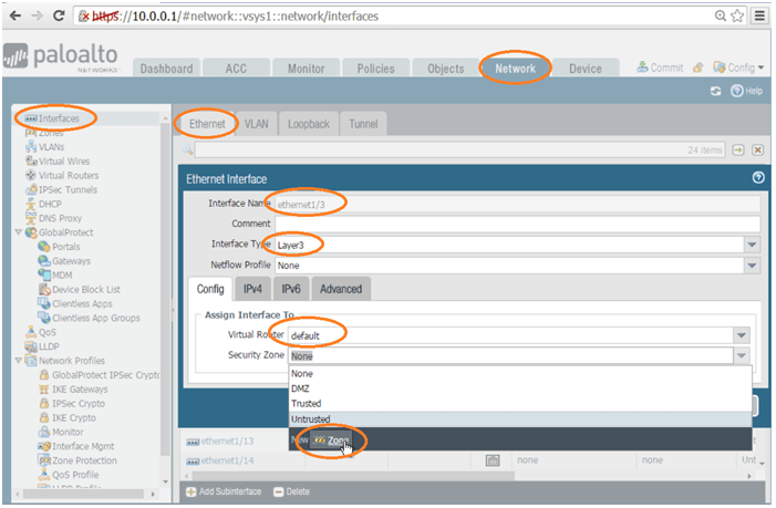 Palo Alto Static Nat Configuration with LAN - DMZ App Zone