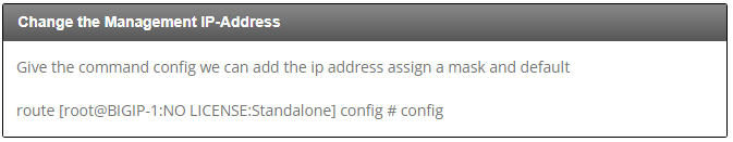 Configuring F5 LTM Initial Setup Guide | Uninets