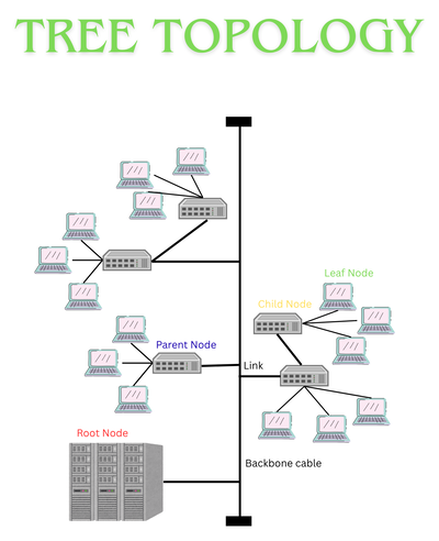 What is Tree Topology in Computer Network?